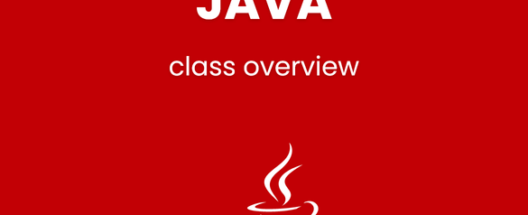 JAVA class overview | Learn Pain Less