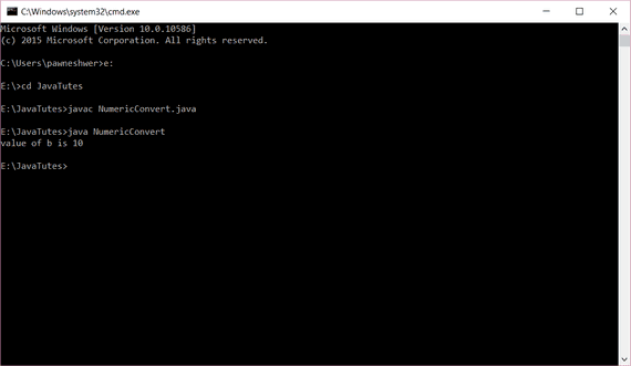 Converting Numeric values java | Learn Pain Less